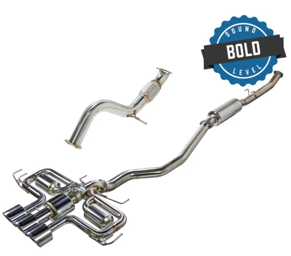 Sports Touring Triple Tip Catback + Front Pipe | Axion Performance Parts